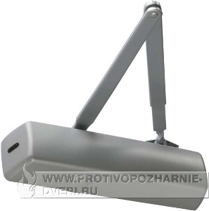 Однопольная противопожарная дверь с порошковым напылением (белая)