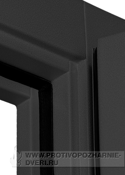 Глухая двустворчатая техническая дверь (RAL 7043)